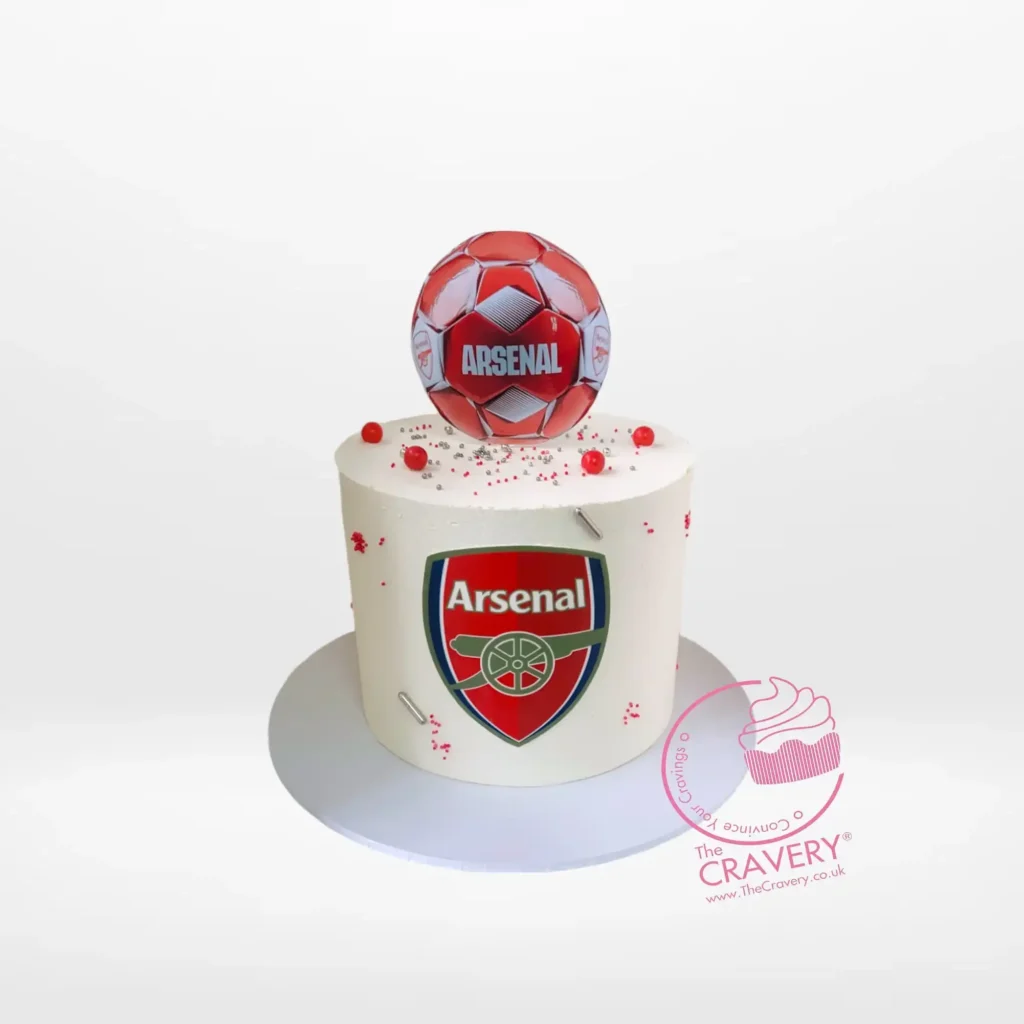 Arsenal Birthday Cake | Custom Football Cake In Birmingham
