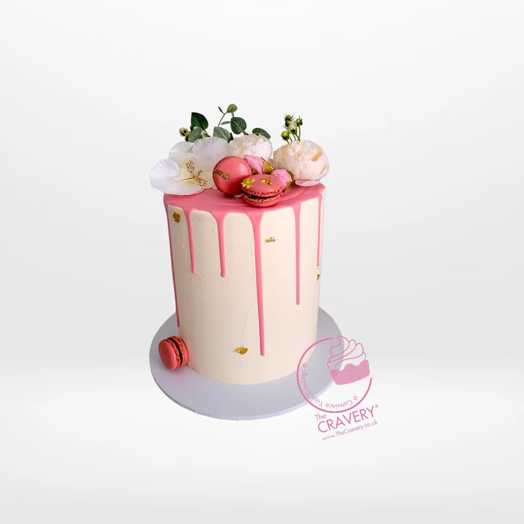 Simple Pink Drip Cake | Cake Shop Soho Road Birmingham